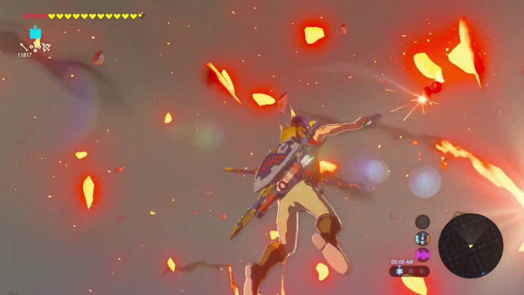 The Legend of Zelda: Breath of the Wild players use Bomb Arrows to ...