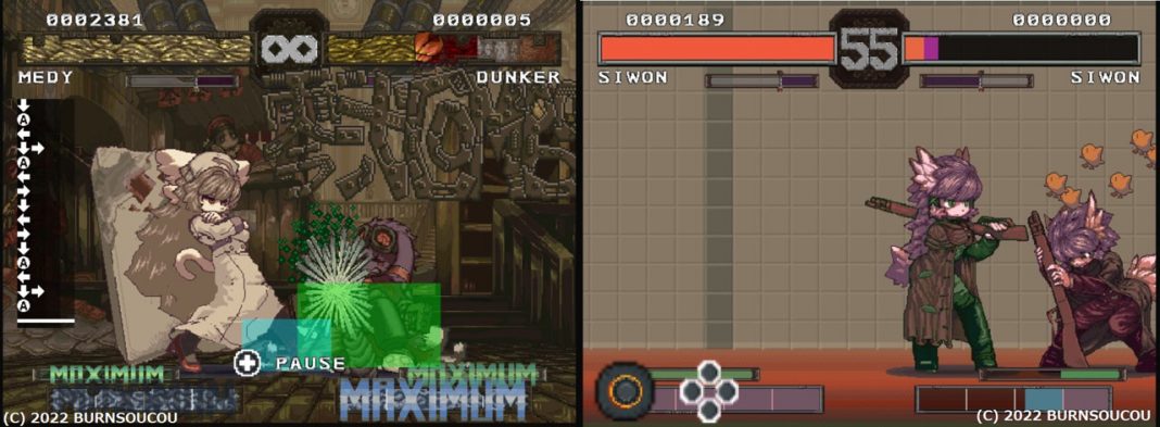 Furry fighting game Mofu Mofu Sensen was developed by a single person using SmileBASIC ...