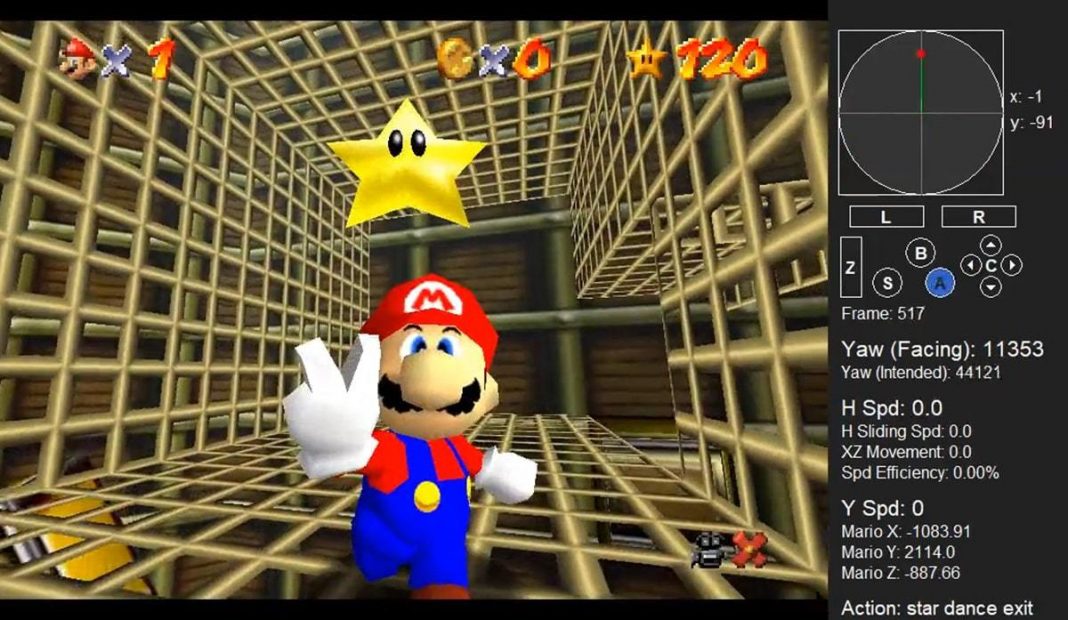 Super Mario 64 speedrunner reveals lightning-fast route to star ...