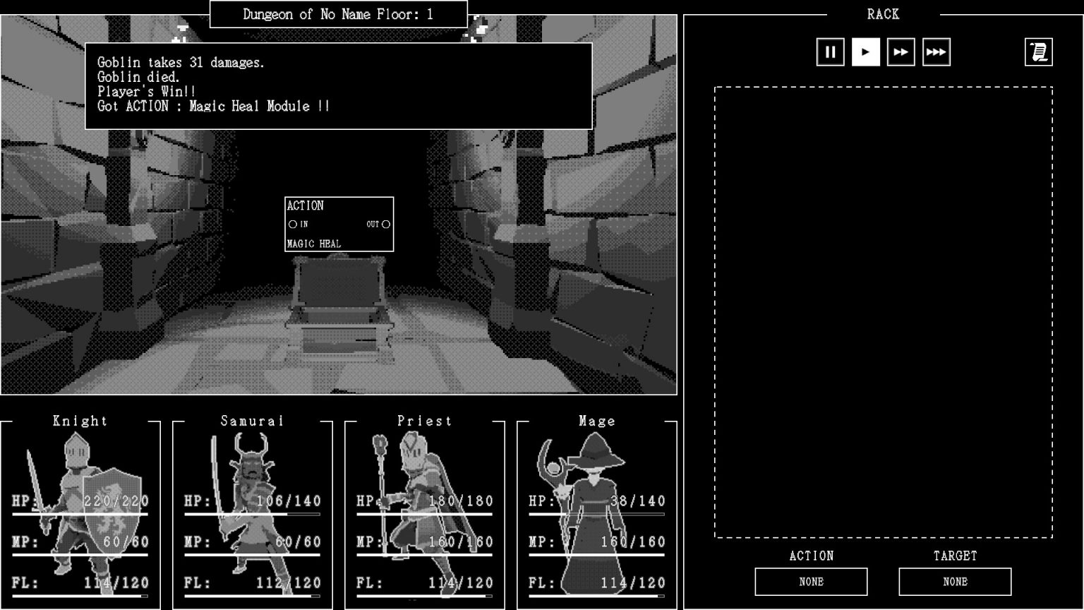 Automate golems with node-based coding and watch how they do in battle ...