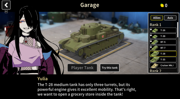Soviet anime girls meet historical tanks in fun topdown tank shooter ...
