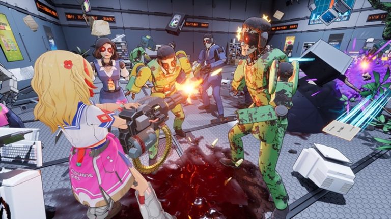 Earth Defense Force’s devs are making a completely unhinged cyborg schoolgirl action game where ...