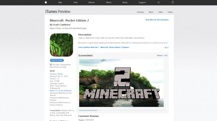 偽物の『Minecraft Pocket Edition 2』がApp Store売上ランキング4位にランクイン。中身は2Dゾンビゲーム ...