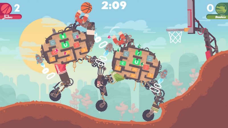 巨大ロボットがバスケするイライラ対戦ゲーム『Regular Human Basketball』開発中。ひとりで・みんなでロボット内を駆け回り ...