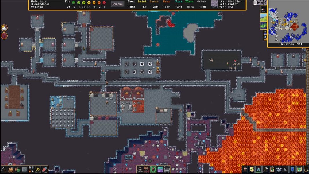 カルト的人気のドワーフ生活シム『Dwarf Fortress』Steam版12月6日配信へ。ドット絵ビジュアルに一新され、さらにプレイしやすく ...