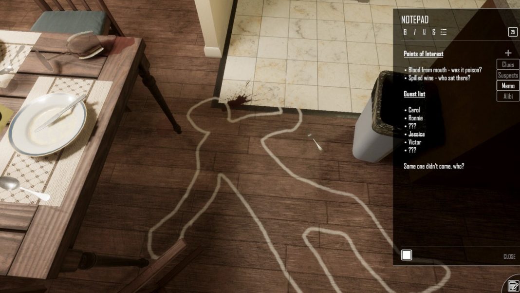 事件現場検証＆推理ゲーム『Scene Investigators』10月24日配信開始へ。見つけた証拠を己の推理で繋ぎ合わせ、真相を突き止める ...