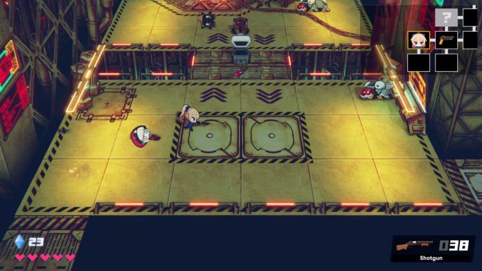 銃撃ローグライクアクション『ガンナーちゃん!』Steam向けに発表。狂った基地でかわいいロボと戦う2.5Dバトル - AUTOMATON