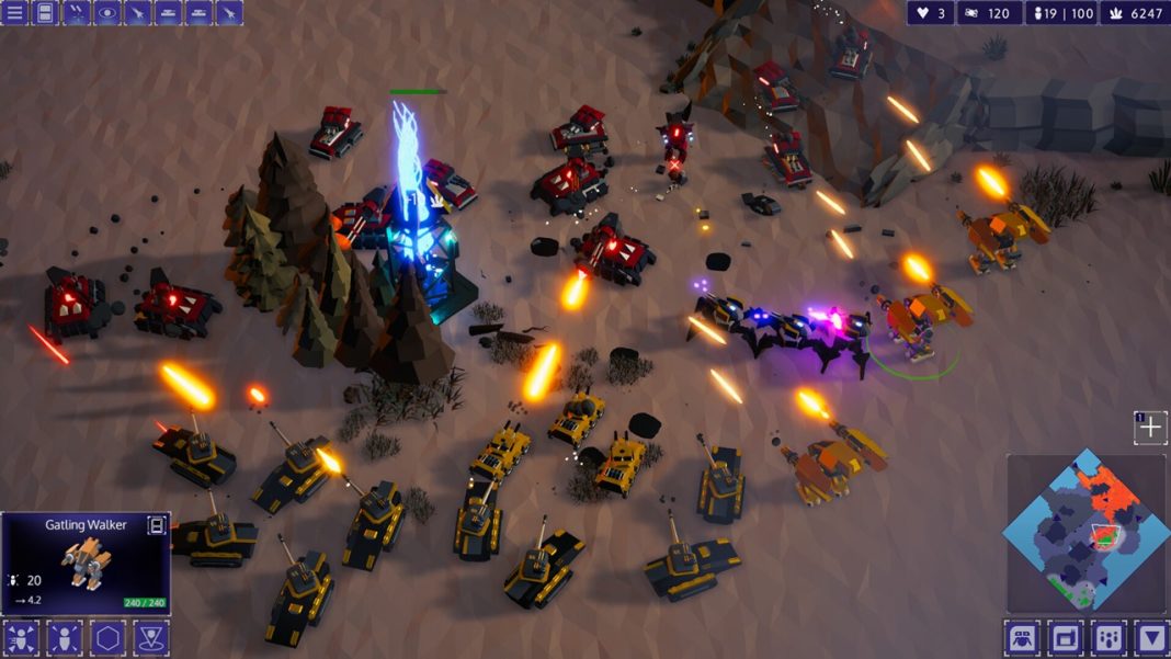 ローグライクRTS『Rogue Command』11月19日にSteam早期アクセス配信へ。ロボ軍団を生産＆強化し、シナジーを駆使して敵基地を ...