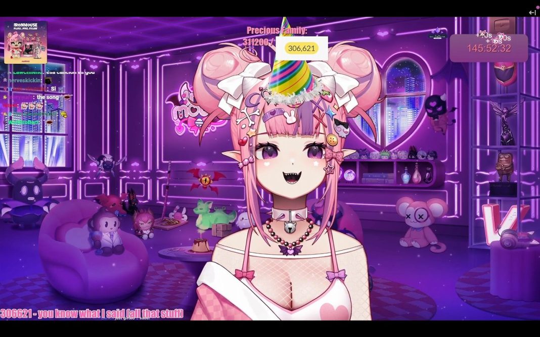 VTuberのIronmouseさん、Twitch史上最大のサブスク数「32万人」を記録。“サブスクマラソン”イベントで登録者を大きく伸ばす - AUTOMATON