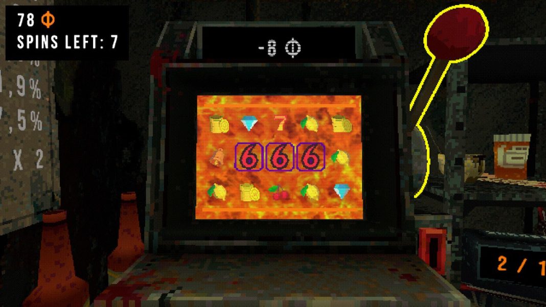 ローグライク独房スロットマシンゲーム『CloverPit』発表。アイテムなどを活かしつつスロットで身代金稼ぎ、払えなかったら奈落の底へ落される - AUTOMATON