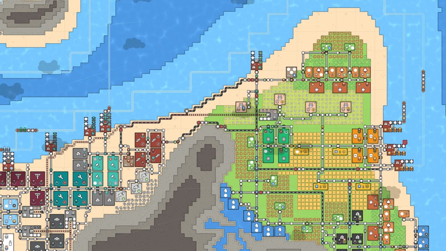 “物流こそ正義”な街づくりシム『Mini Settlers』正式リリース。島ごとに違う課題をスマートに効率化するミニマル都市開発 - AUTOMATON