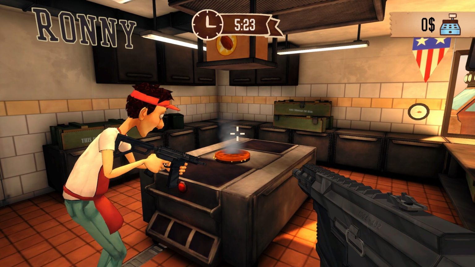 “銃で”料理するゲーム『American Cooking Simulator: Multiplayer』発表。最大4人プレイ対応、「手を使うの ...