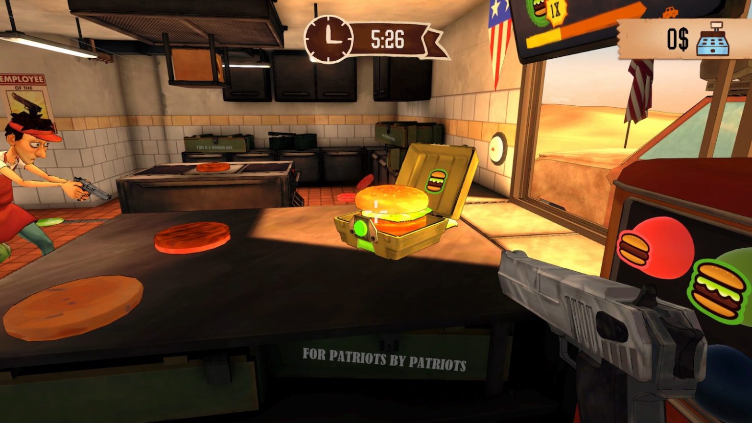 “銃で”料理するゲーム『American Cooking Simulator: Multiplayer』発表。最大4人プレイ対応、「手を使うの ...