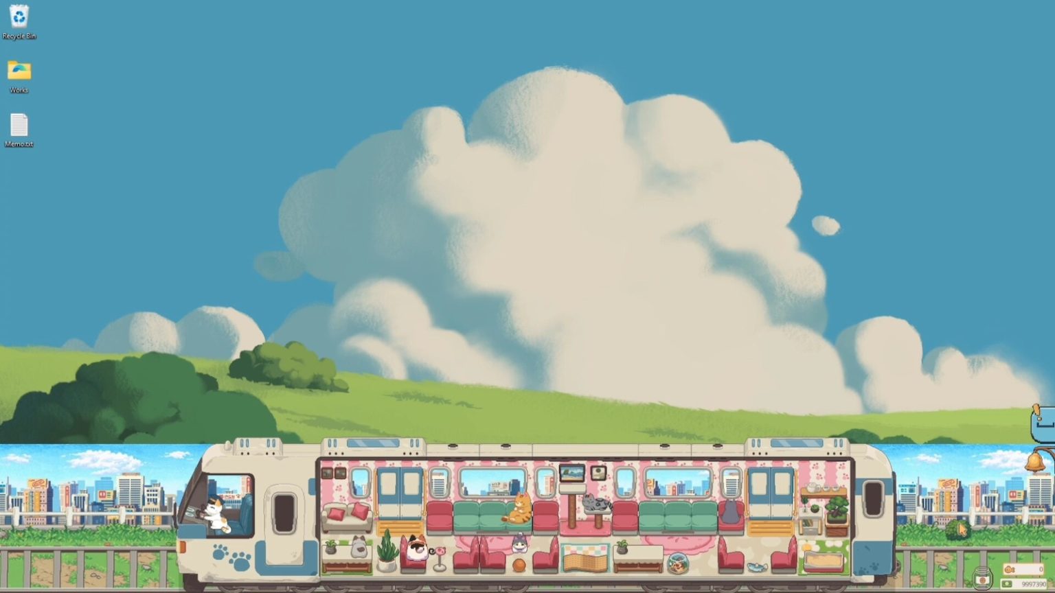 電車を猫まみれにする放置系ゲーム『ネコの車掌さん』発表。“乗客ネコ”の好みにあわせて車内をカスタマイズ、ついでになでたり餌をあげたり ...